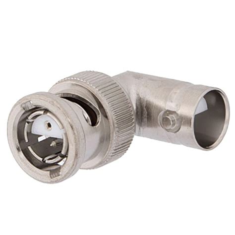 78 Ohm Bnc Twinax Plug To 78 Ohm Bnc Twinax Jack Right Angle Adapter