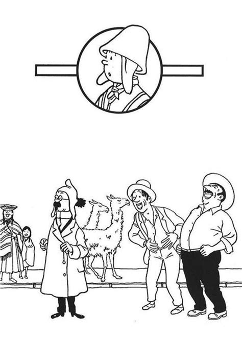Professor Calculus Waiting For Tintin In The Adventures Of Tintin