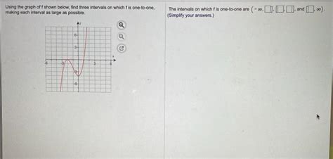 solved using the graph off shown below find three intervals
