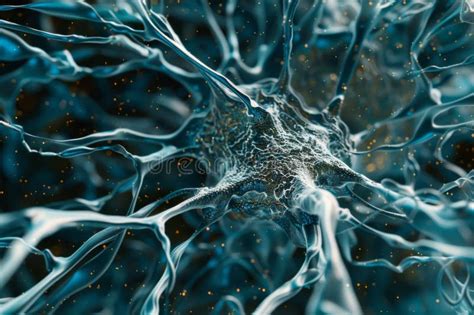 Neurons Abstract Background Connections Of Nerves In Microscope View Stock Image Image Of