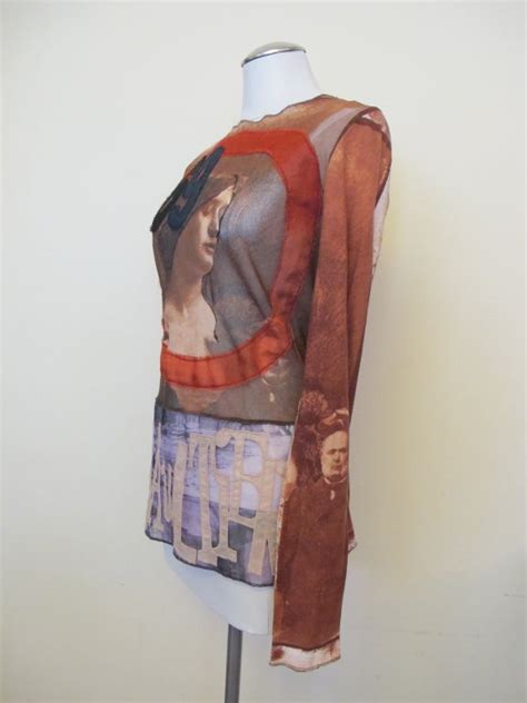 Jean Paul Gaultier Mesh Long Sleeved Top At 1stdibs
