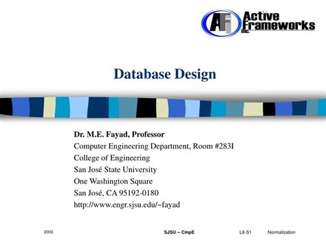 PPT Database Design PowerPoint Presentation Free Download ID