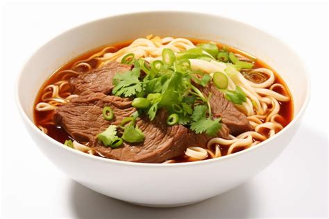 Premium AI Image A Picture Of Beef Noodles
