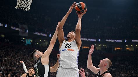 Partizan Real Madrid Live Basketball Result Summary And Goals Of The