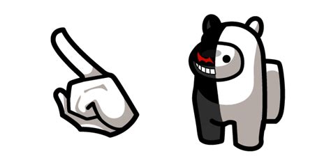 Among Us Danganronpa Monokuma Character Cursor Custom Cursor