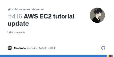 aws ec2 tutorial update · issue 416 · gitpod io openvscode server · github