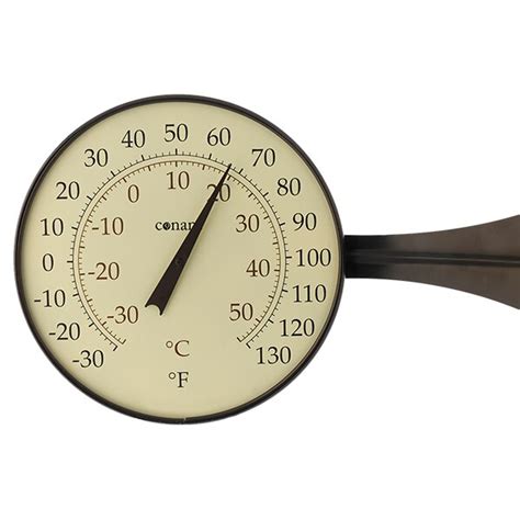 Conant Decor 8 5 Dial Thermometer In Bronze Patina