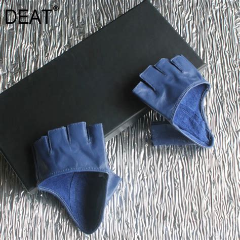 DEAT, осень и зима, новые продукты, модные женские кожаные перчатки на ...