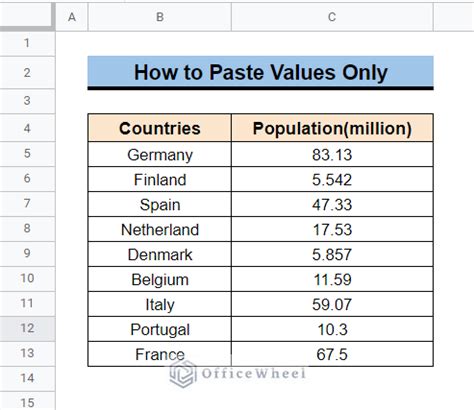 How To Paste Values Only In Google Sheets 4 Quick Ways