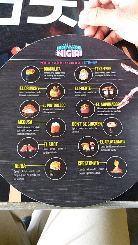 Menu At Yokomo Sushi Gazcue Restaurant Santo Domingo C Cervantes 201
