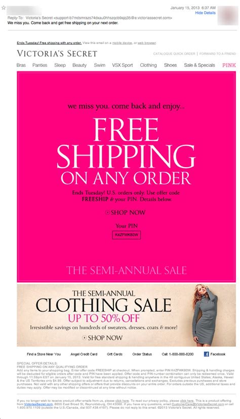 Victorias Secret Email Review Is This Reengagement Series Alluring
