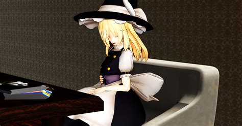 東方mmd 妊娠魔理沙 彗のイラスト Pixiv