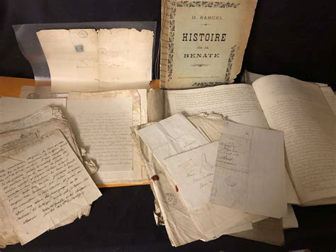 Vieux papiers ensemble de documents 18ème et 19ème à voir Vente