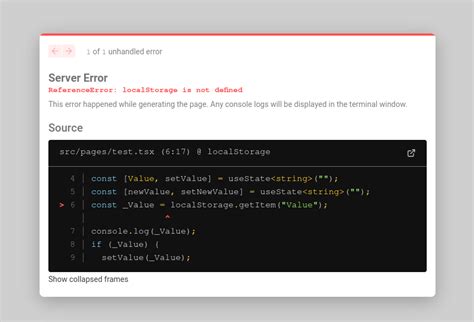 Nextjs Localstorage