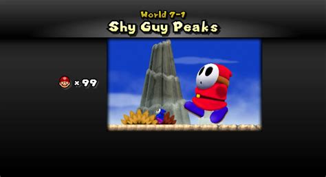 Shy Guy Peaks Newer Super Mario Bros Wiki Fandom