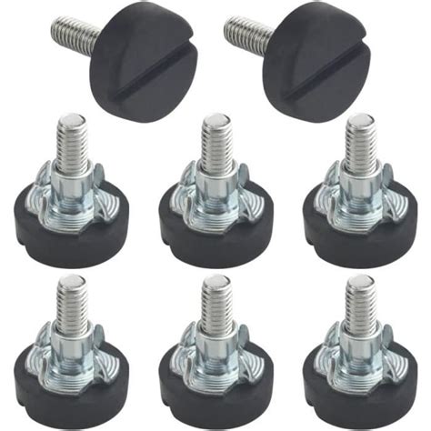 8 Pièces M6 Pied De Meuble Reglable Pieds De Nivellement Pour Chaise De