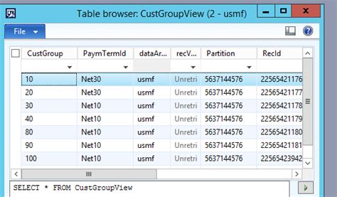 Dynamics Ax Concoction Ax2012 R3 Use Of Syscomputedcolumns To Build