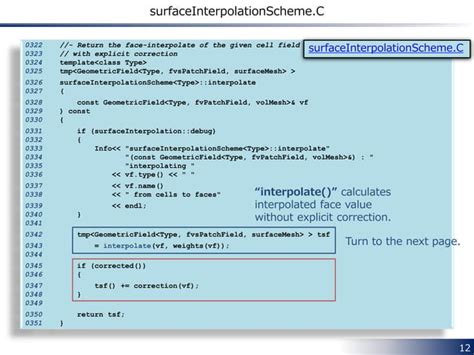 spatial interpolation schemes in openfoam ppt