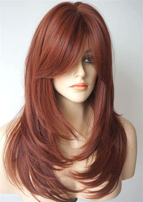 Long Layered Shoulder Length Wig In 2024 Cosplay Hair Long Wigs Wigs