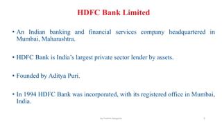 HDFC Mobile Application By Frahim Adajania PPTX