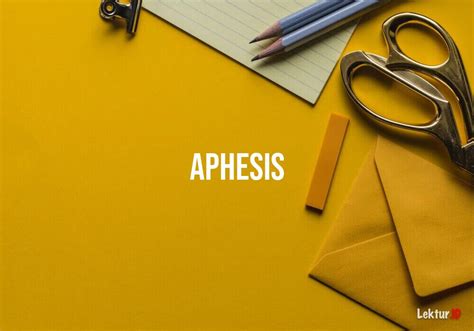 Arti Kata Aphesis Di Kamus Bahasa Inggris Terjemahan Indonesia