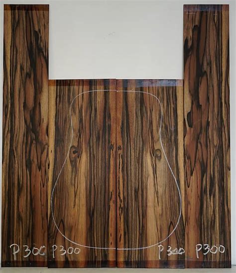 Exotic Macassar Ebony Back And Sides Set For Om Dreadnaught Reverb