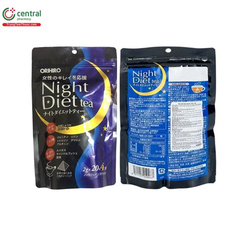Night Diet Tea Orihiro Giảm Cân Tự Nhiên Cho Vóc Dáng Thon Gọn