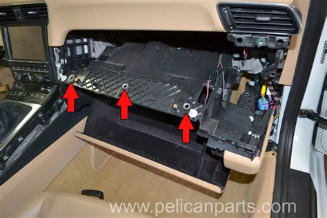 Porsche 991 Glove Box Removal