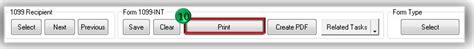 Print Button Int W2 Mate® Software Tutorials