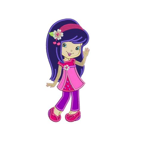 Cherry Jam Strawberry Shortcake Applique Design