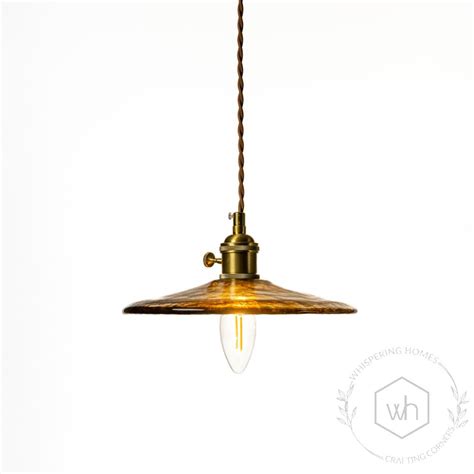 Glass Hanging Light Best Lights For Home Whispering Homes