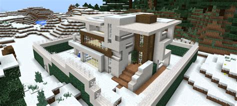 Modern Redstone Mansion Minecraft Map