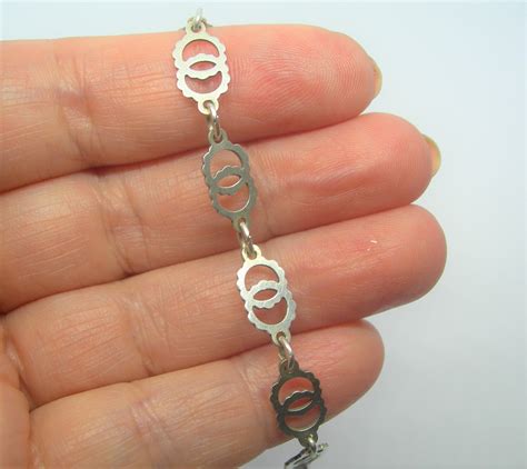 Sterling Silver Bracelet Etsy