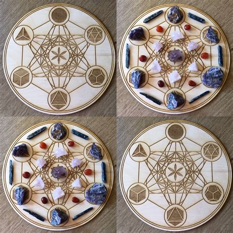 Metatrons Cube Crystal Grid Platonic Solids Zen And Meow