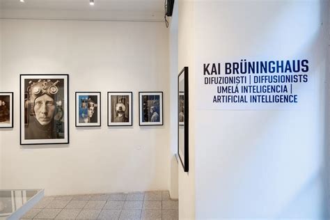 chris columbkille biddle on linkedin visiting one of the first ai generated photo exhibitions