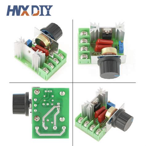 Ac 220v 2000w Scr 전압 조정기 디밍 조광기 모터 속도 제어기 온도 조절기 전자 전압 조정기 모듈 전기