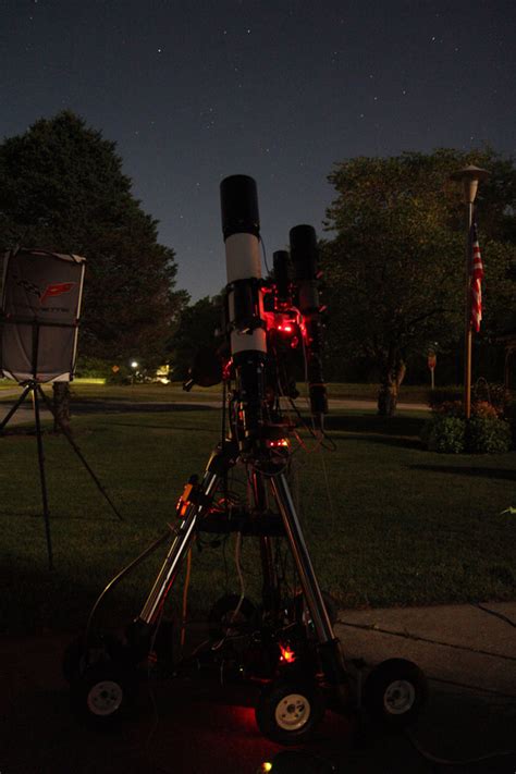 From Toms Driveway Tele Vue Np127is And Tele Vue 85 Simultaneous