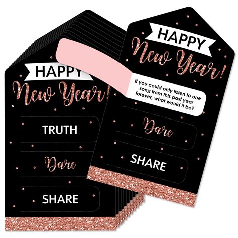 Big Dot Of Happiness Rose Gold Happy New Year New Years Eve Party