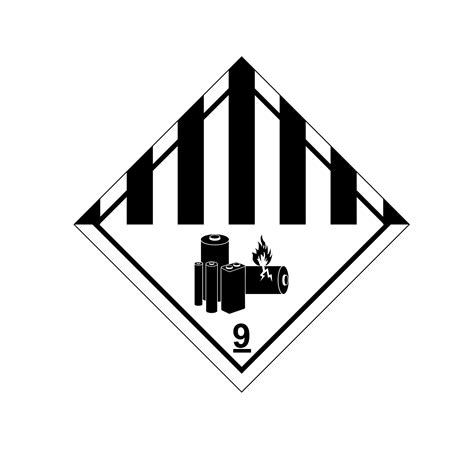 Class 9a Lithium Battery Label Gobo Trade Ltd