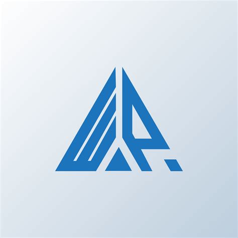 Wp Letter Logo Creative Design Wp Unique Design Vector Art At Vecteezy