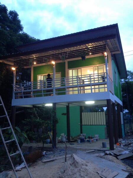 แบบบ้านยกสูง มีใต้ถุนบ้าน ในงบสุดประหยัดที่ 300 000 บาท