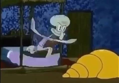 Meme Generator Squidward Leaping Out Of Bed Newfa Stuff