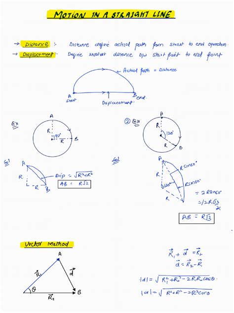 1 D Motion Pdf