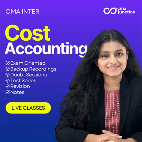 Cost Accounting Classes CMA Inter December 2024 CMA Junction