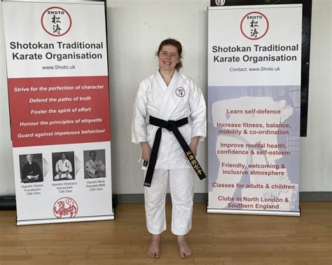 Congratulations Theodora Welch On A Successful Shodan Grading Shoto