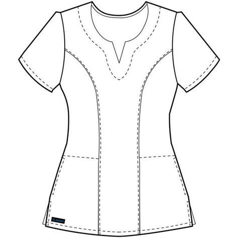 Basic Scrub Top Pattern Free Printable Sageosi