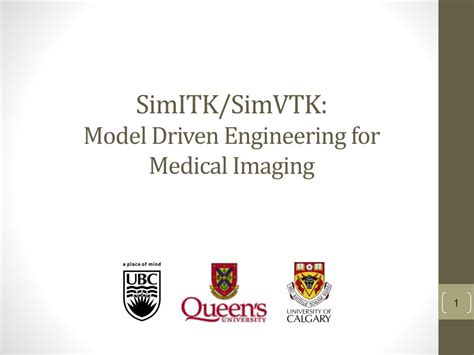 Ppt Simitk Simvtk Model Driven Engineering For Medical Imaging