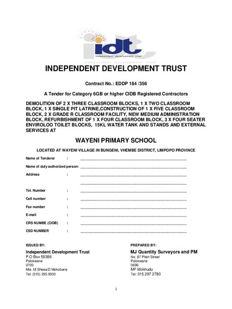 Fillable Online Cidb Grading Levels And Thresholdsgetting The Basics
