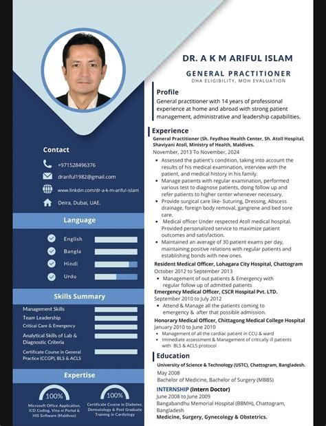 Opentowork Seekingopportunities Dr A K M Ariful Islam