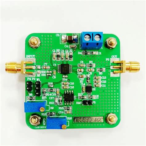 AD AGC Voltage Gain Of The Variable Gain Amplifier Module Broadband Detector Broadband
